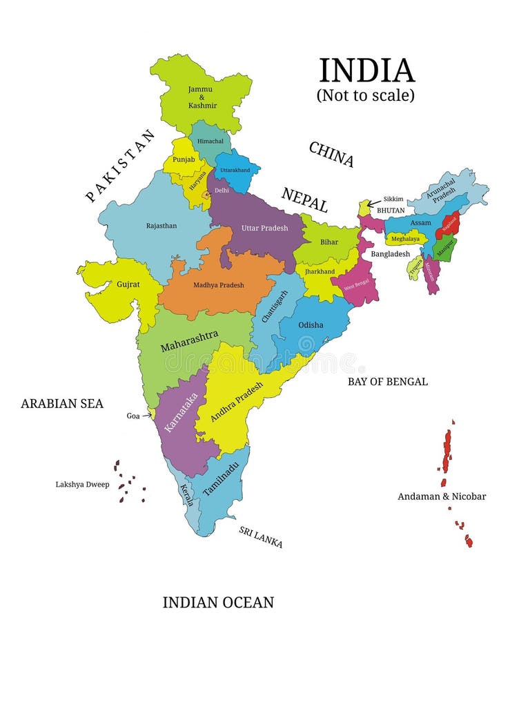 Authentic India Map Stock Illustrations – 28 Authentic India Map Stock Illustrations, Vectors ...