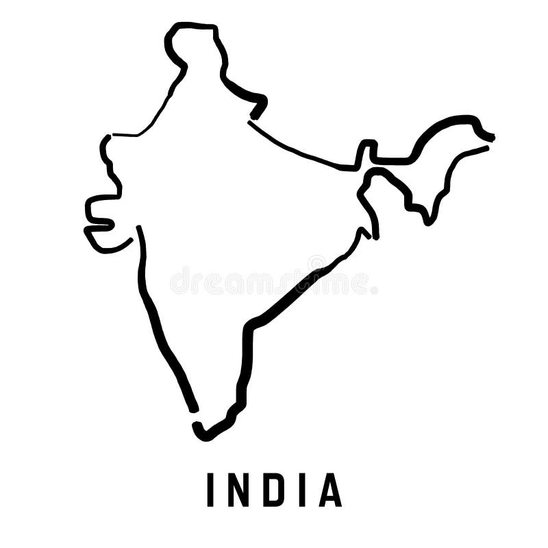 India map stock vector. Illustration of orissa, borders - 31287676