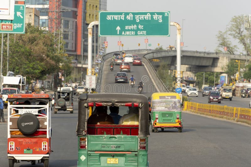 India March 26 2023 Traffic on the Highway Editorial Stock Photo ...