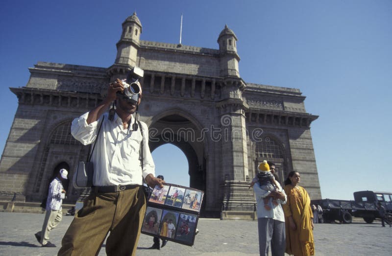 INDIA MUMBAI COLABA GATEWAY of INDIA Editorial Image - Image of gate ...