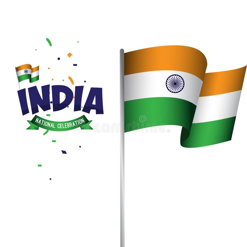 India National Celebration Poster Vector Template Design Illustration ...