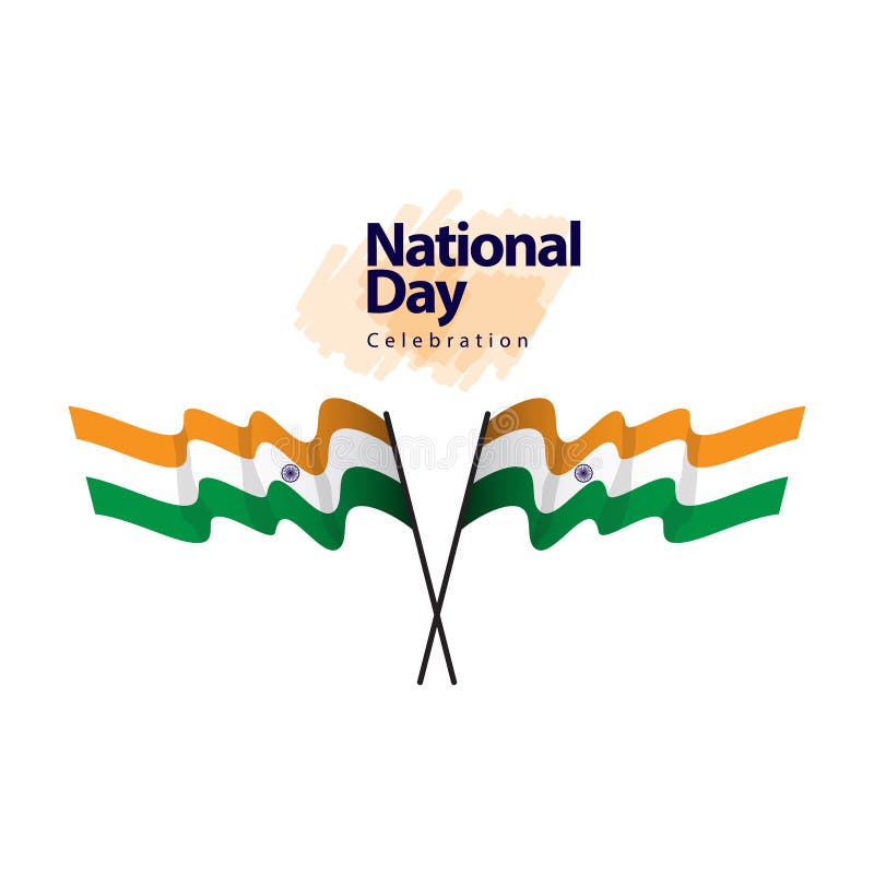 India National Day Celebration Vector Design Illustration Stock Vector ...