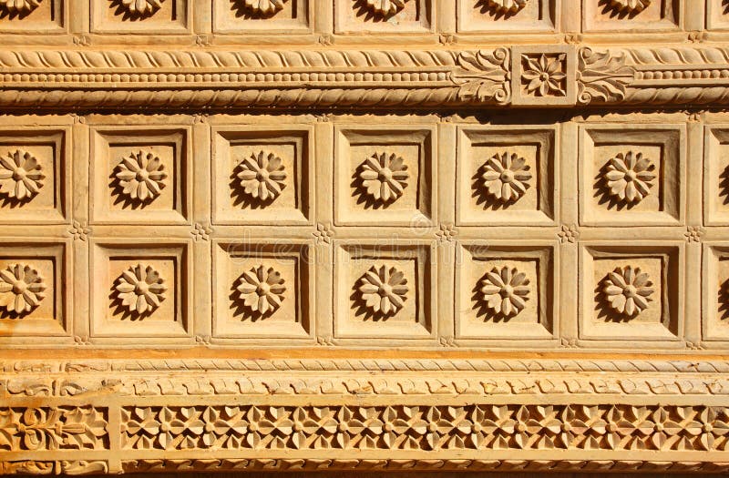 India Ornate Decoration Background Stock Image - Image of stone ...