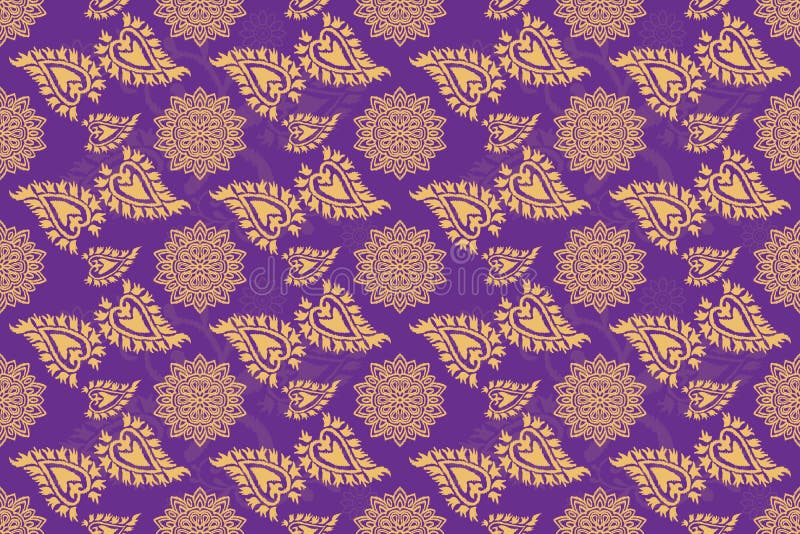 India Pattern Illustration, Ikat Printing Textile Pattern Wallpaper ...