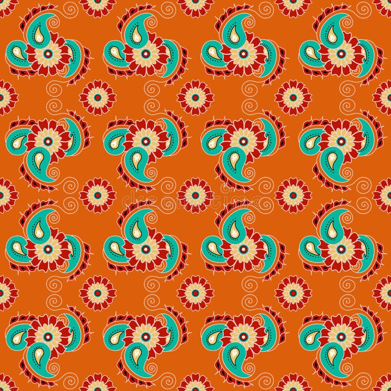 India Pattern Illustration, Ikat Printing Textile Pattern Wallpaper ...