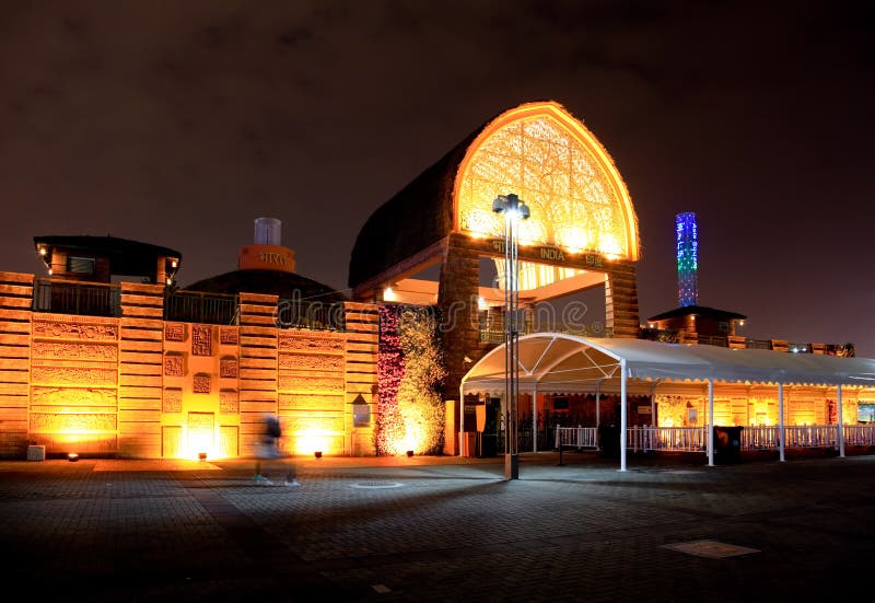 The India Pavilion at World Expo in Shanghai Editorial Photography ...