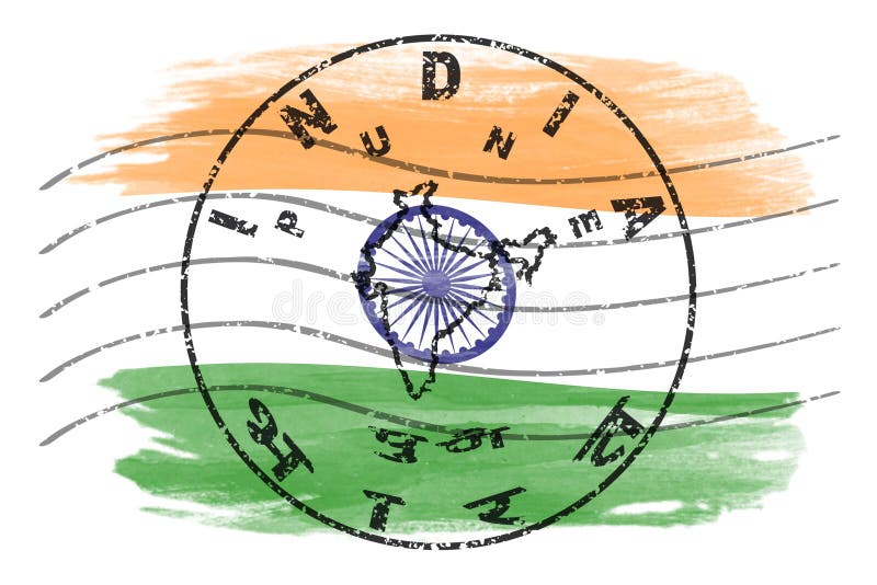 India Pune Seal Map Design stock illustration. Illustration of delhi ...