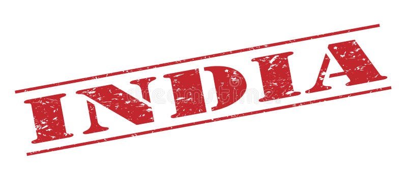 India stamp stock illustration. Illustration of illustrative - 103114609