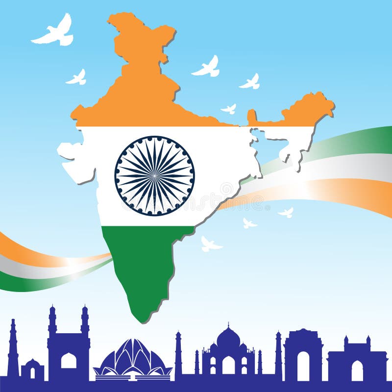 India republic day stock vector. Illustration of celebrate - 84827581