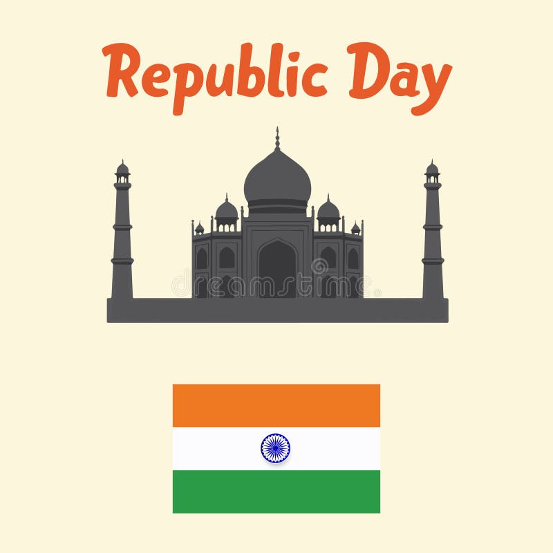 India Republic Day poster stock illustration. Illustration of nation ...