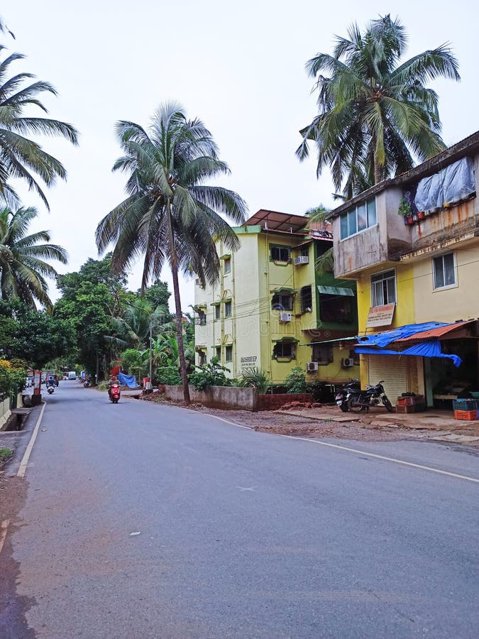 India road view Goa beauty editorial photo. Image of road - 185649326