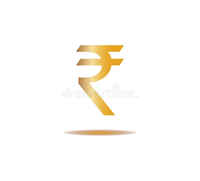 India Rupee Icon. Vector Illustration, Flat Design Stock Illustration ...