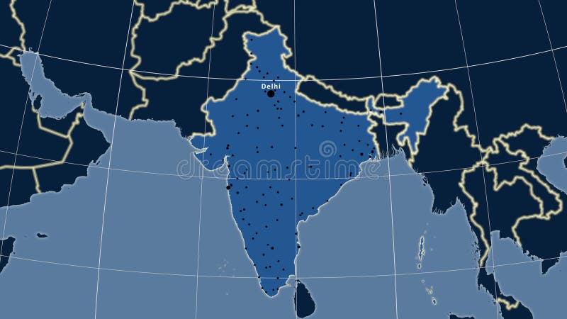 India - Solid. Composition, Borders Stock Illustration - Illustration ...