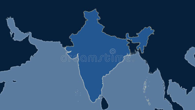India - solid. Composition stock illustration. Illustration of ...