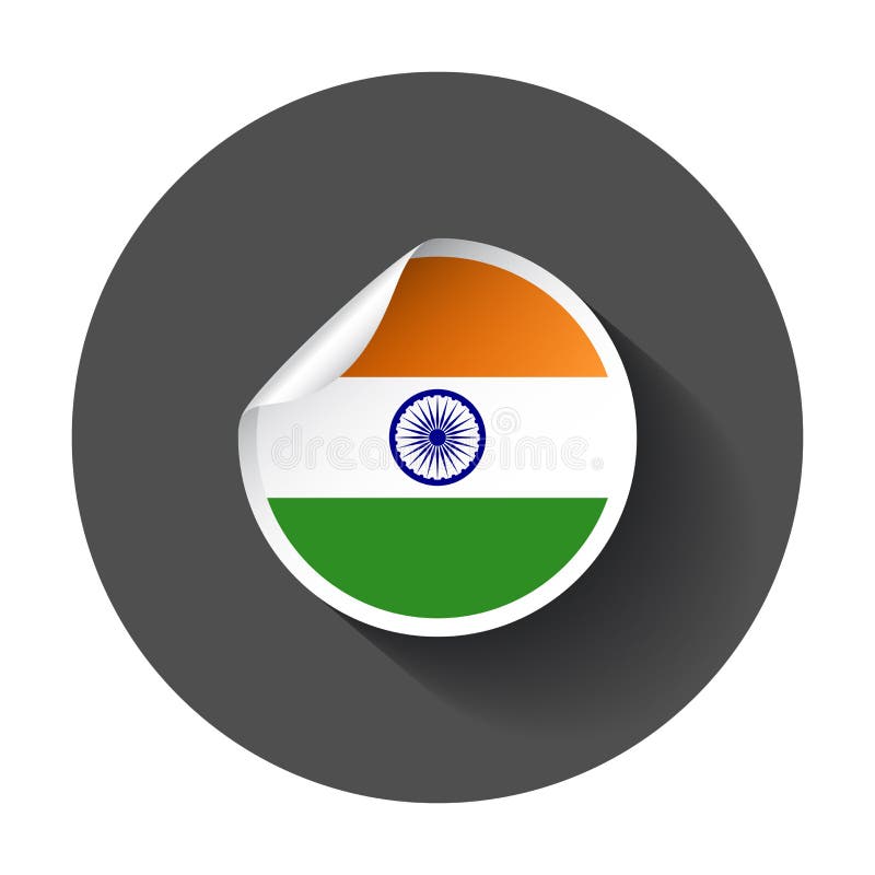 Sticker Template India Flag Stock Illustrations – 195 Sticker Template ...