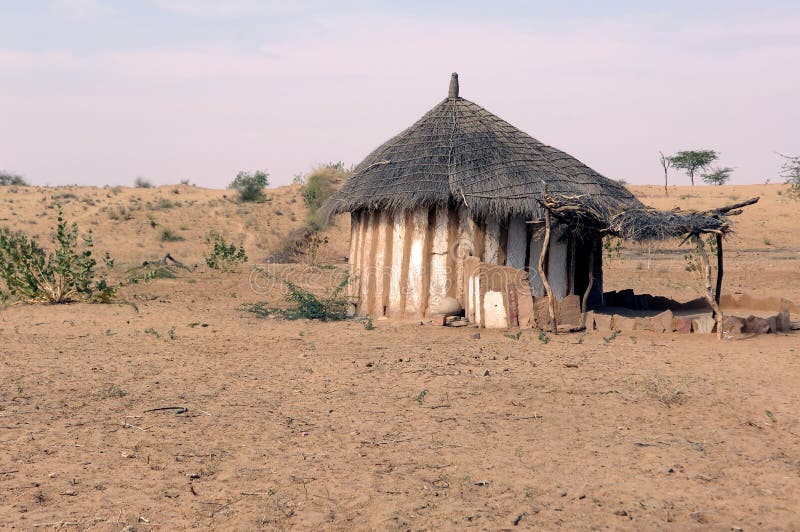 India, Thar Desert: Traditional House Stock Image - Image of jaisalmer ...