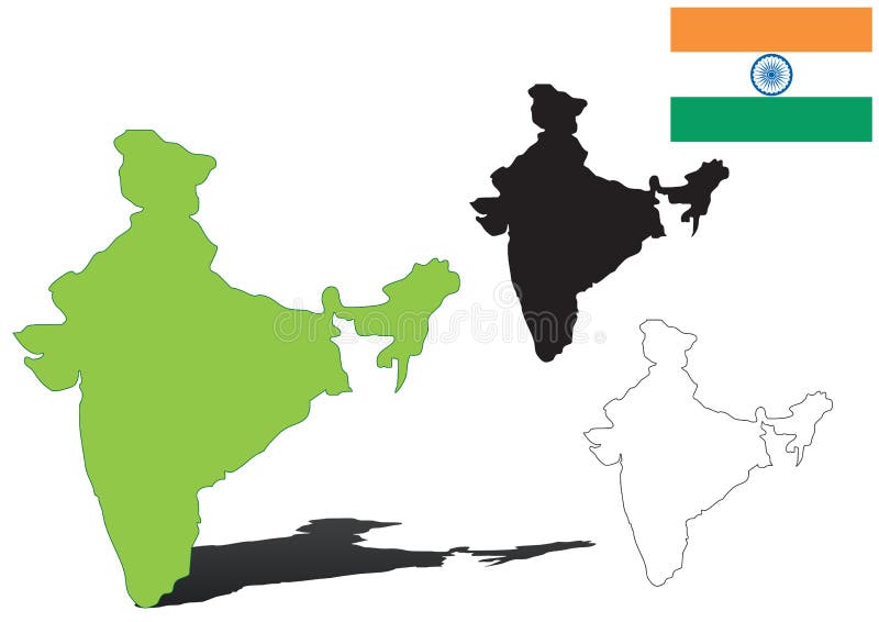 India - vector stock vector. Illustration of country, worldwide - 4430559