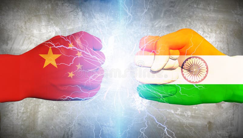 India vs China stock image. Image of competition, india - 187273267