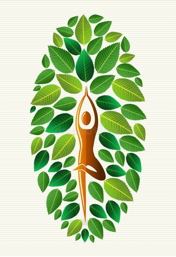 Yoga poses stock vector. Illustration of lady, cute, lifestyle - 26195078