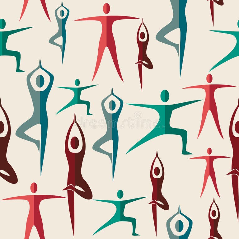 Shapeyoga Seamless Pattern Design Stock Illustrations – 1 Shapeyoga ...