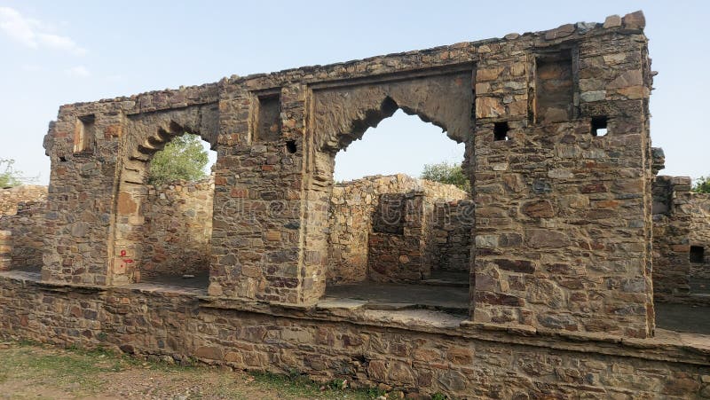 Indian Ancient Structure with Doors Stock Photo - Image of doors ...