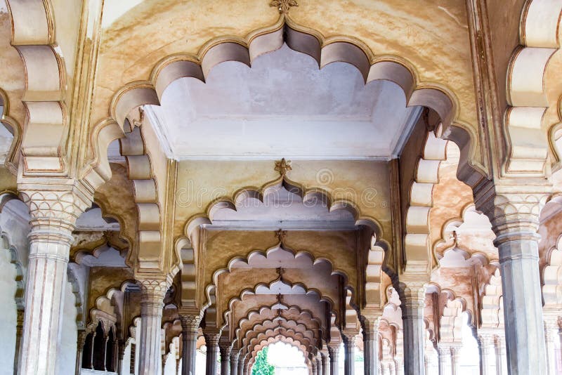 Indian arch stock image. Image of fort, perspective, tourism - 67415777