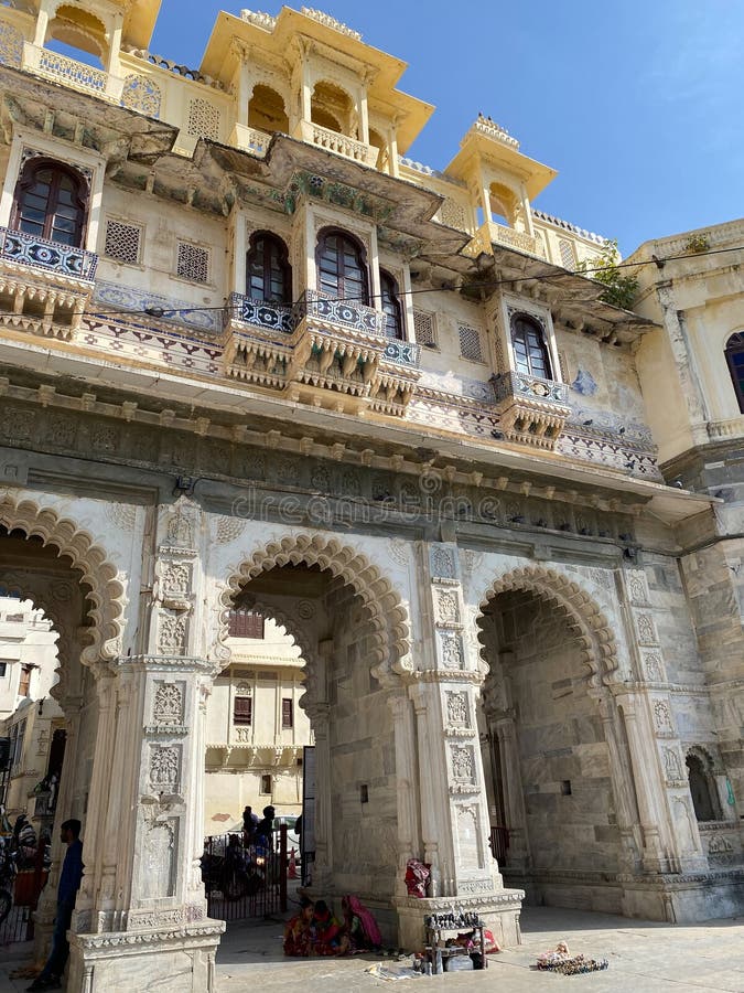 Indian Architecture Building with Arches Stock Photo - Image of arch ...