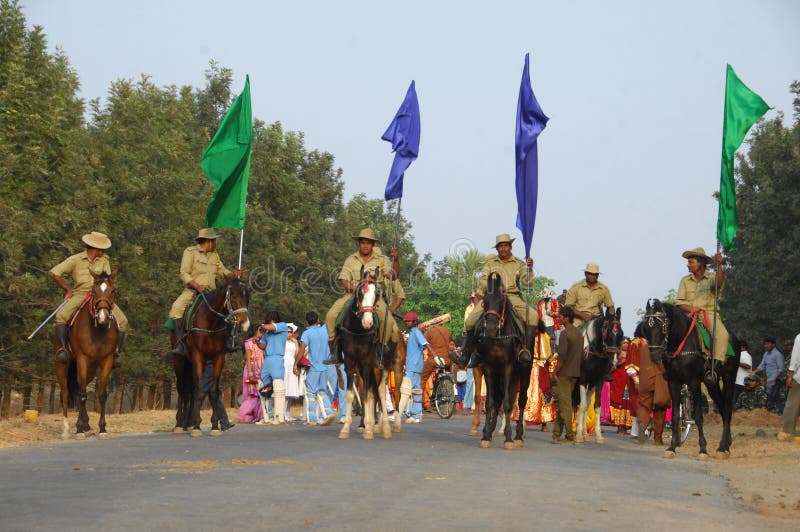 Indian Army Border Security Force Editorial Photo - Image of desert ...