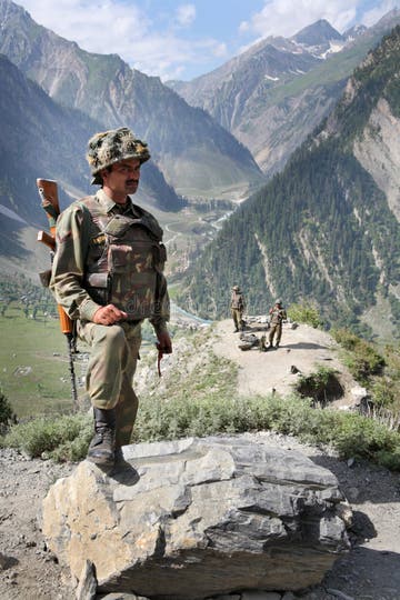 Indian Army Checkpoint in Kashmir Editorial Image - Image of kashmir ...