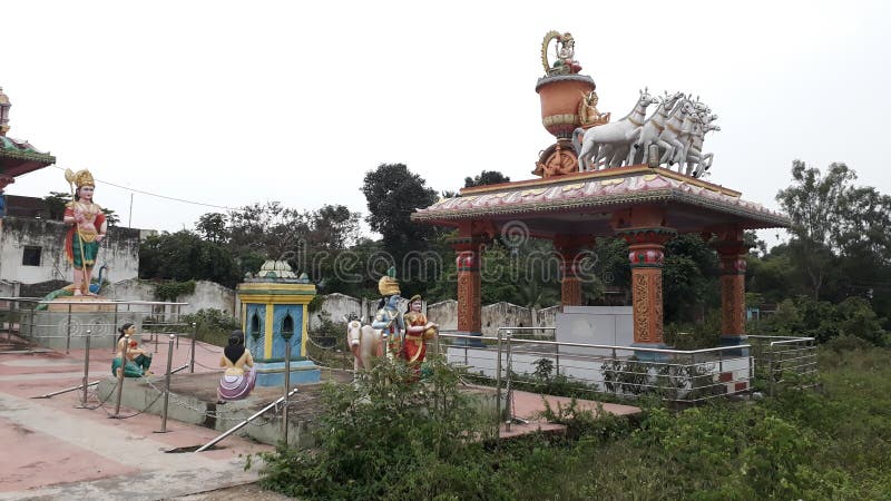 Indian Art and Architecture of Lord Shiva Temple. Stock Photo - Image ...