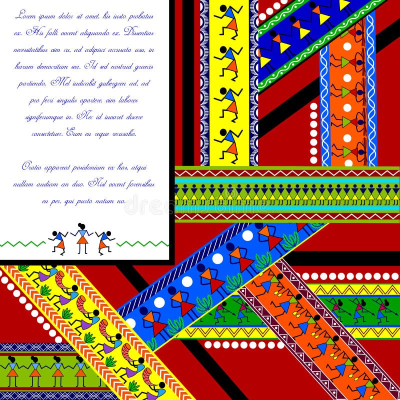 Indian Art background stock vector. Illustration of elegant - 70329832