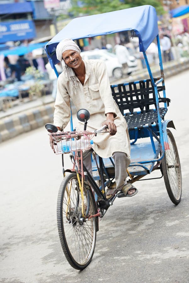 Indian Auto Rickshaw Tut Tuk Driver Man Stock Photos - Free & Royalty ...