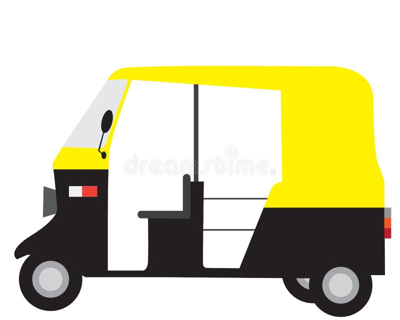Yellow Auto Rickshaw Stock Illustrations – 180 Yellow Auto Rickshaw ...