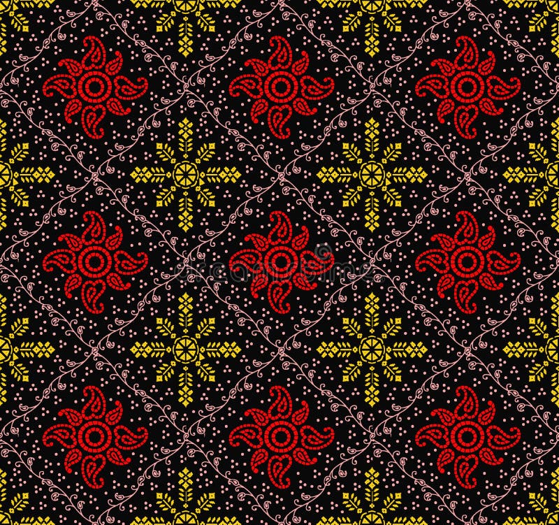 Bandhej Pattern Stock Illustrations – 21 Bandhej Pattern Stock ...
