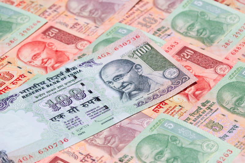 Indian banknotes stock image. Image of banknote, note - 116526053