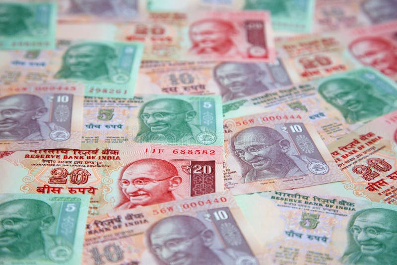 Indian banknotes stock image. Image of india, note, asia - 141531681