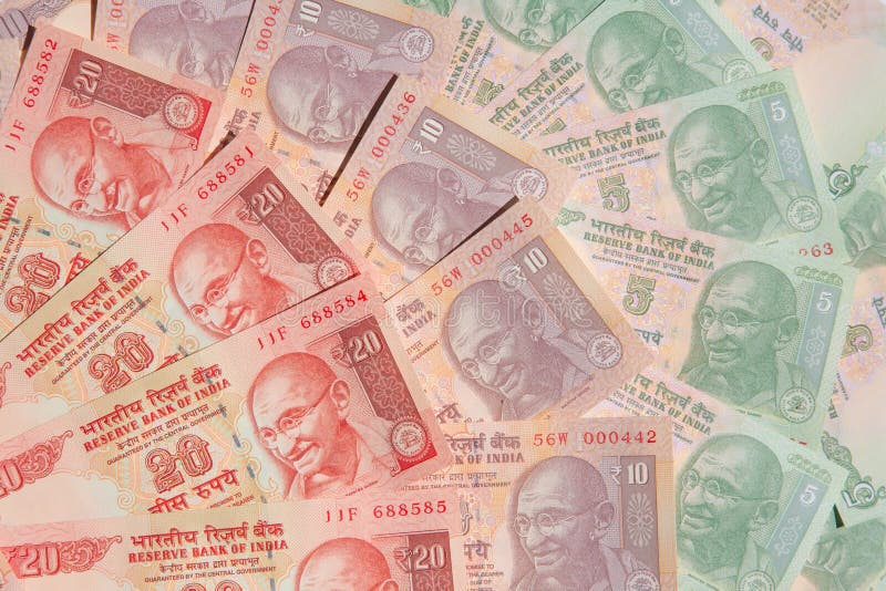 Indian banknotes stock image. Image of growth, legal - 93749067