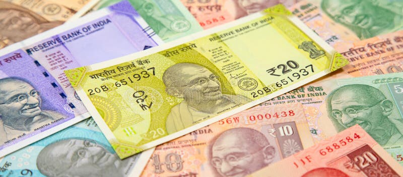 Indian banknotes stock image. Image of growth, investment - 256301147