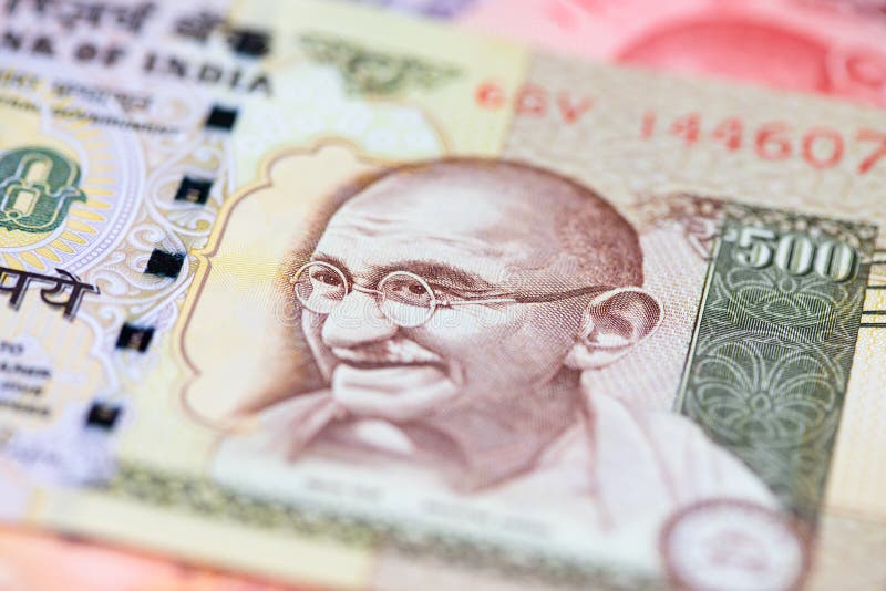 Indian banknotes stock image. Image of note, exchange - 264274495