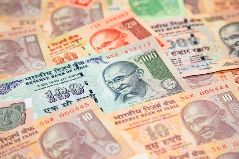 Indian banknotes stock image. Image of mahatma, success - 286218801