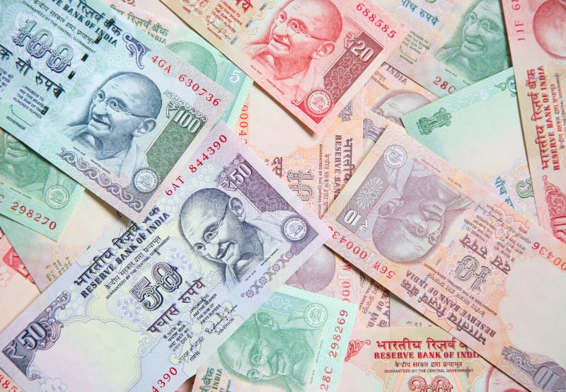 Indian banknotes stock photo. Image of foreign, expense - 93749046