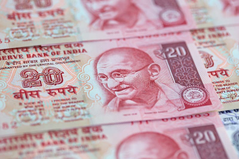 Indian banknotes stock image. Image of india, business - 98308693