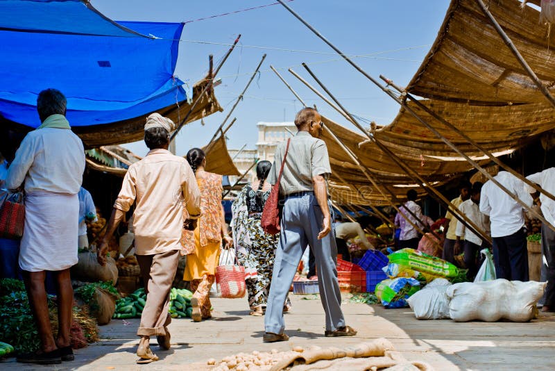Indian Bazaar editorial stock photo. Image of merchnat - 18553173