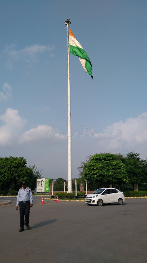 Indian big flag editorial stock image. Image of indian - 106832464