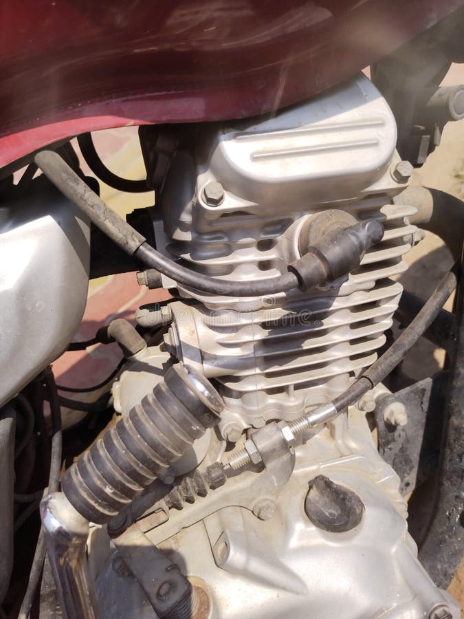 Indian bike engine stock image. Image of motorcycling - 217681993