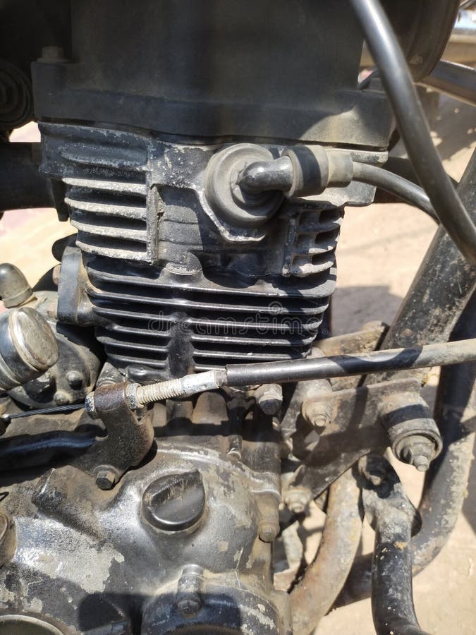 Indian bike engine stock image. Image of bumper, motorcycle - 217682011