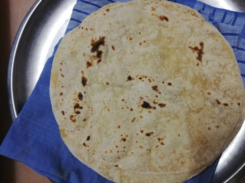 Indian Bread Roti Wheat Healthy Stock Photo - Image of healthy, roti ...