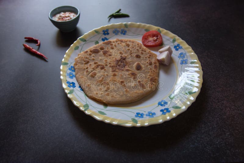 226 Aloo Paratha Top View Stock Photos - Free & Royalty-Free Stock ...