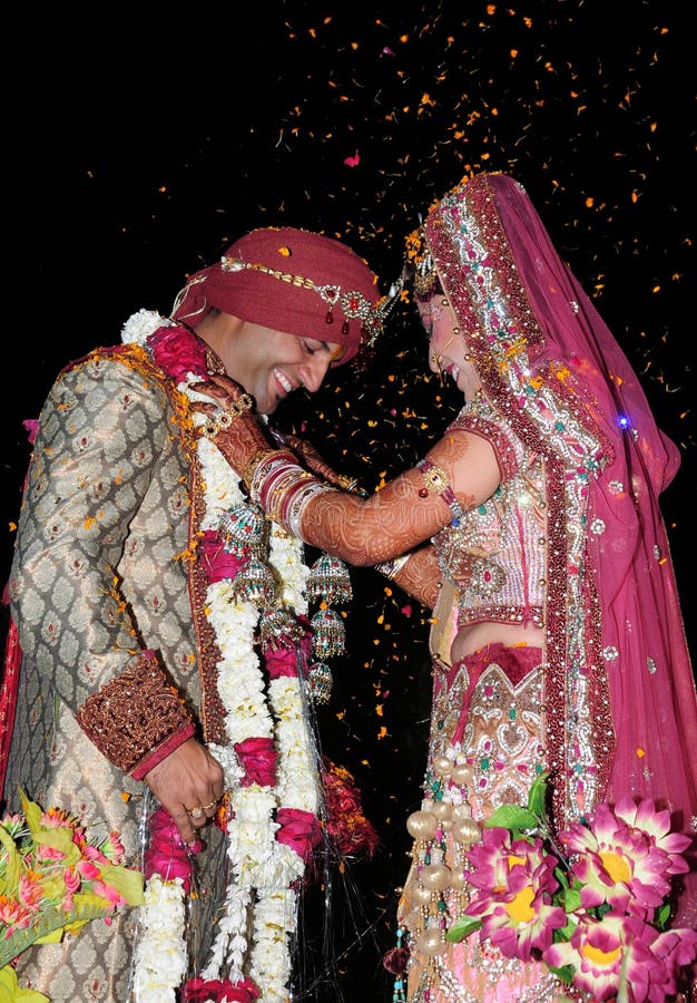 Indian bride and groom stock photo. Image of male, bride - 27977268