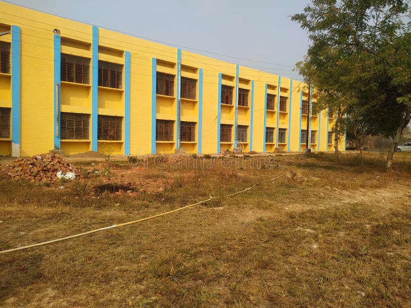 Indian Building in Open Ground Stock Image - Image of open, building ...